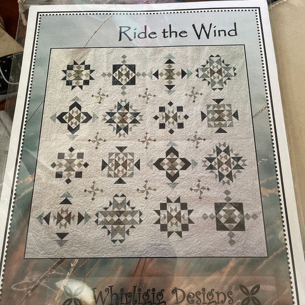 Ride the Wind Quilt Quilting Pattern From Whirligig Designs BRAND NEW ...