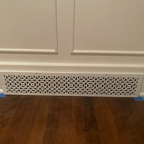 Custom Small Size Handmade Heavy Cast Aluminum Air Return Grate Cover ...