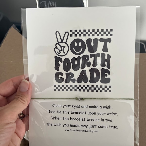 Peace Out 5th Grade,end of School,last Day of School Gift, 5th Grader ...