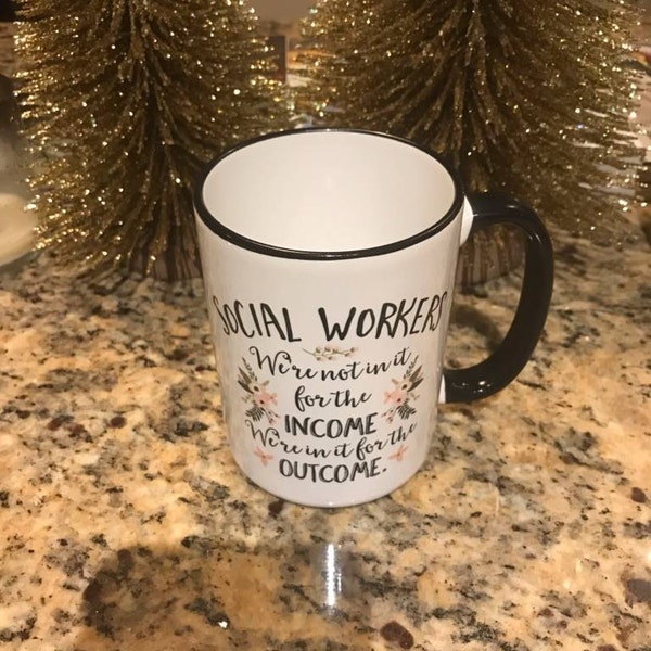 Social Worker Mug / Personalized Social Worker Gift / Social Worker ...