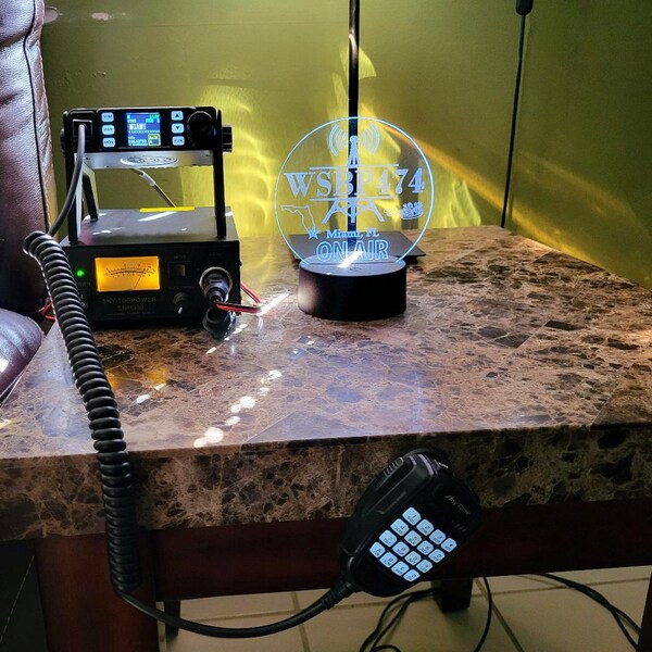 HAM Radio Callsign LED Edge Lit Sign (custom!) - Etsy