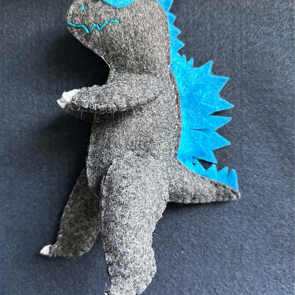Godzilla Felt PDF Pattern. DIY Softy Plushie Toys. Easy Pattern With ...
