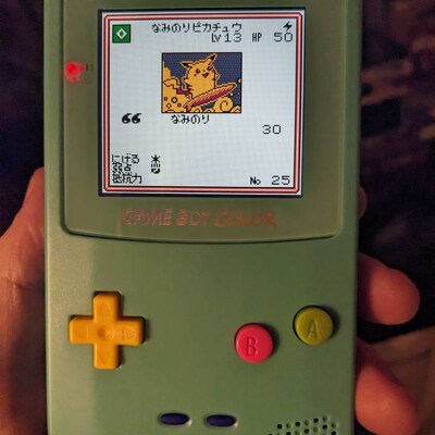 Custom IPS Fullsize BACKLIT Nintendo Gameboy DMG and Free Game With New ...