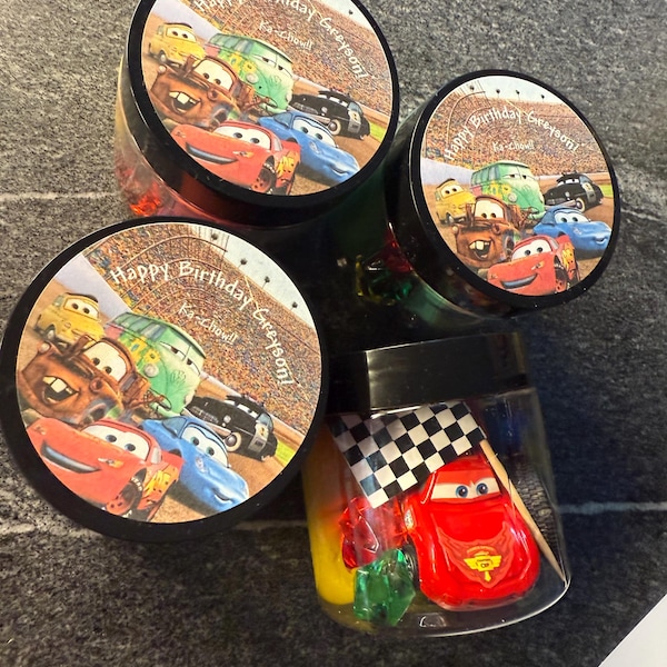 CARS Birthday Playdough Favor | Cars Birthday Party | Cars Sensory ...