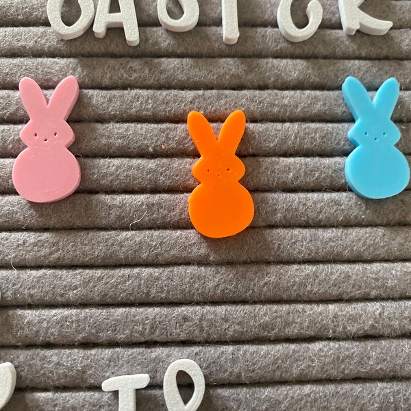 Happy Easter Letter Board Icons - 3D Printed Easter Decor - Etsy