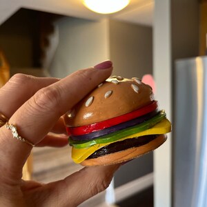 Handmade Burger Coaster Set, Handmade Hamburger Drink Coasters - Etsy ...