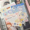 Stray Kids SZKOO Sticker Flakes 16 Flakes & SKZOO Heart Sticker Sheet k ...