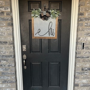 Front Door Decor Welcome Wreath Border Welcome Sign Front Door 3d Door ...