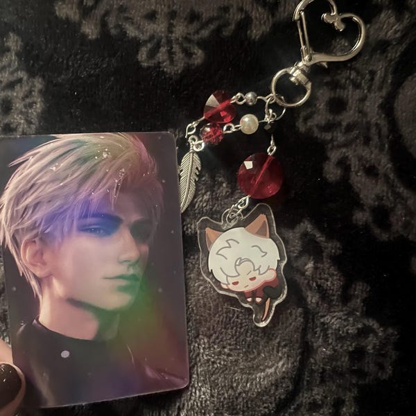 Chibi Kitty - Sylus - Love & Deepspace Keychain - Etsy