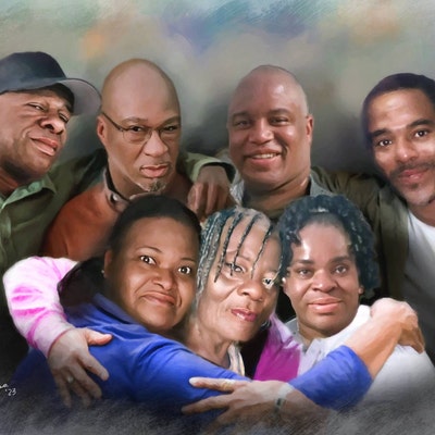Deceased Loved One Portrait, Photo to Painting, Passed Loved Ones ...