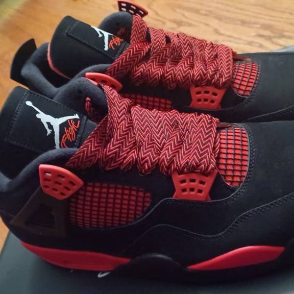 1 Pair Extra Extra Wide Thread Pattern Lanvin Shoelaces 1 & 3/16" Inch ...