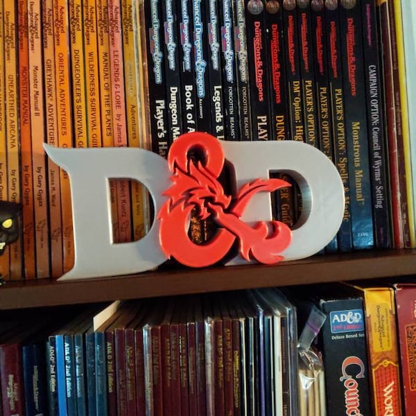 3D Dungeons and Dragons D&D Logo Sign - Etsy