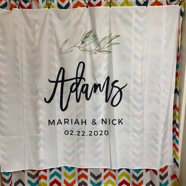 Custom Backdrop, Quote Backdrop, Wedding Vow Backdrop, Calligraphy ...