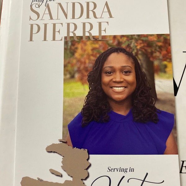 Photo Missionary Prayer Cards Missions Announcement Card - 4 X 4 Inch ...