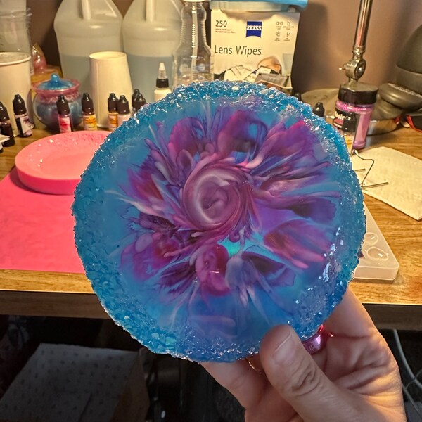 Stencil for Resinart Clock, Template for Resin Clock, With Holes for ...