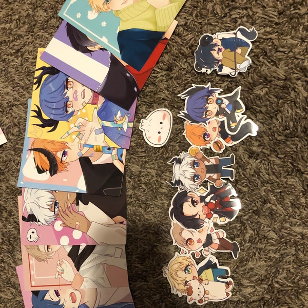 Asmodeus Mini Art Print and Sticker Set - Etsy