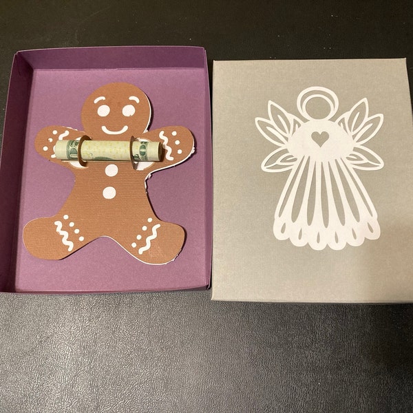 SVG: Money Card Box Template. Suitable for 4x5” Money Cards. Card Box ...