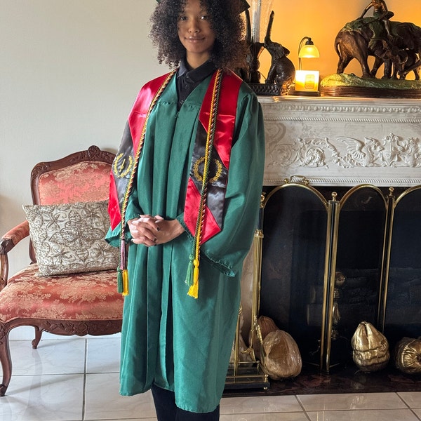 Black American Heritage Flag Graduation Stole (unisex) - Etsy