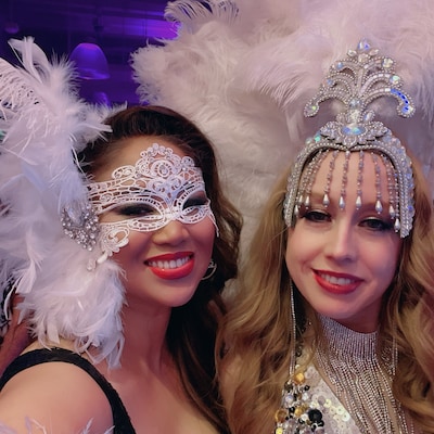 White Masquerade Mask Woman Diner En Blanc Masks White Wedding Masks ...