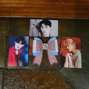 SEVENTEEN SVT Caratbong Ribbon Bow Keychain Pendant Light Stick Lanyard ...