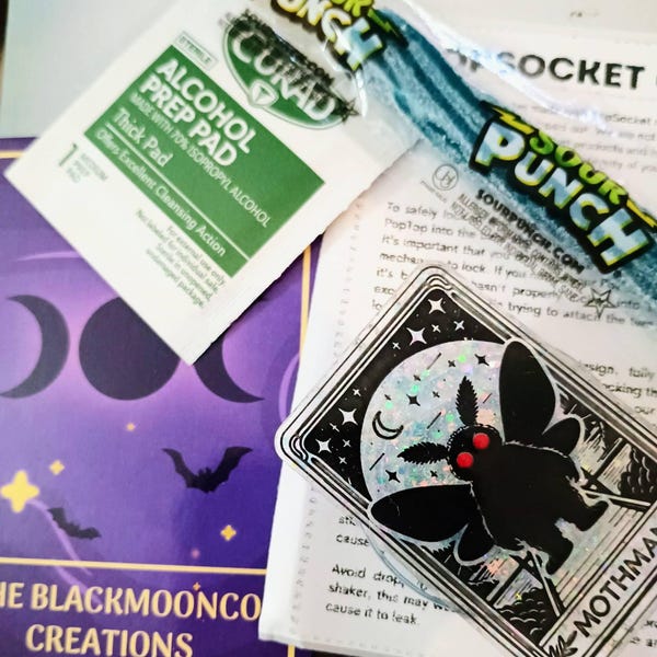 Mothman Tarot Card Popsocket, Glow in the Dark Phone Grip - Etsy