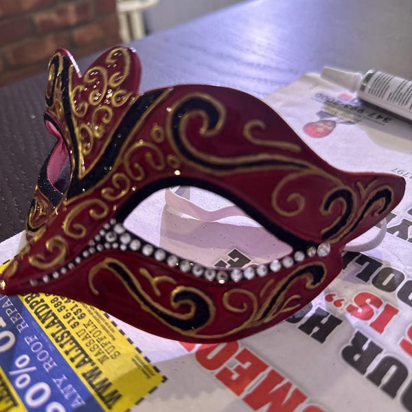 DIY MASK Cracked Face / Half Face, Blank Masks for Do It Yourself ...