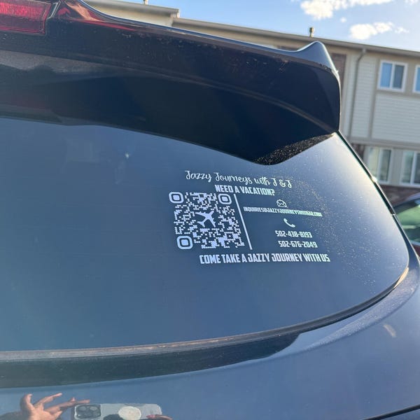 Design Your Own QR Code, Design Your Own Window Sticker, Custom Window ...