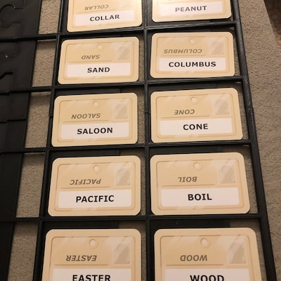 Codenames Game Board - Etsy