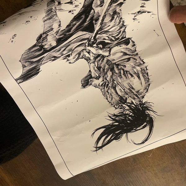 Anime Poster Wall Art Manga Gift Ideas, Shonen Manga Present, Anime Art ...