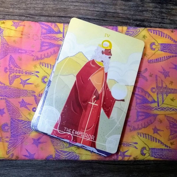 LARGE Wrap Around Tarot Oracle Bag Tarot Cards Pouch Wrap Bag - Pink ...