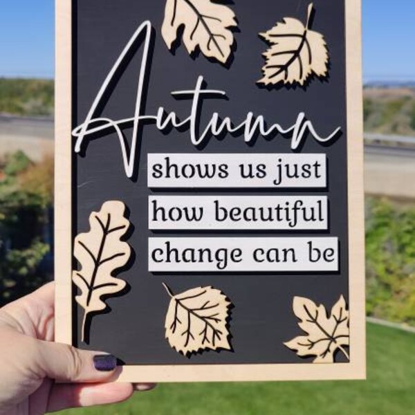 Laser Cut Door Hanger SVG | Fall Laser Door Hanger | Thanksgiving Sign ...