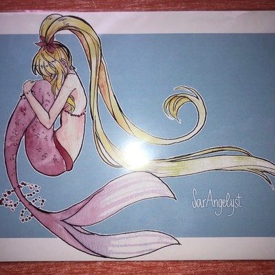 Iris, the Lost Mermaid OC Prints - Etsy