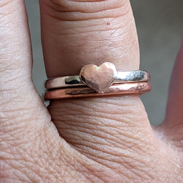 Copper Twisted Barbwire Ring, in Solid Good Quality Natural Copper ...