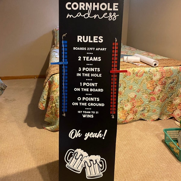 Cornhole Madness - Tournament Bracket SVG File - Etsy