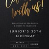 Minimal Dinner Party Invitation for Any Occasion, Digital Mobile ...