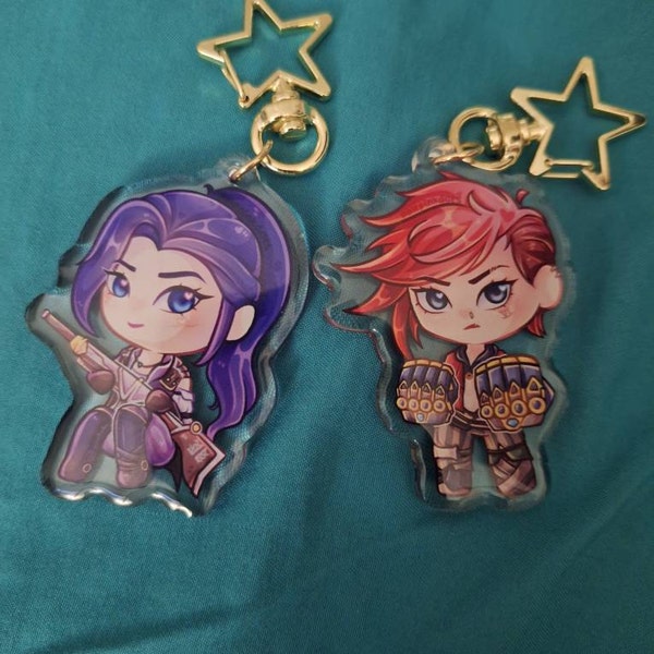 ARCANE STICKERS // Jinx Vi Ekko Caitlyn Caitvi Lol League of Legends ...