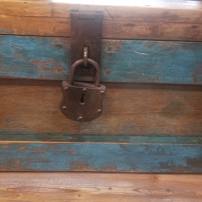 Cast Iron Lock and 3 Keys, Large Vintage Iron Lock With Key, Vintage ...