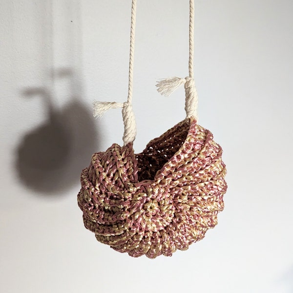 Conch Shell Bag Crochet Pattern Summer Sea Shell-shaped Crochet Bag Sea ...