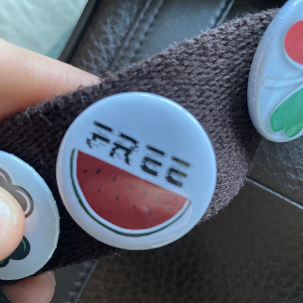 Black Palestine Keffiye Heart Embroidered Patch to Iron on or Sew on ...