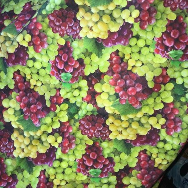 Grapes Fabric by Half Yard, Novelty Cotton, Grape Quilting Cotton ...