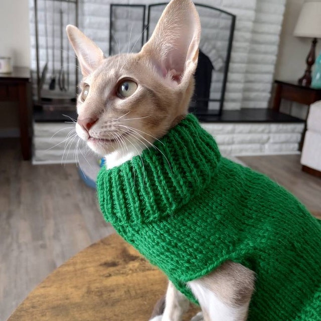 Luna Cat Sweater | Knitting Pattern PDF Download Printable Luna Cat Sweater | Knitting Pattern PDF Download Printable
