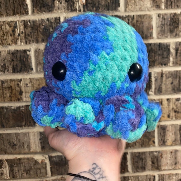 No-sew-octo Crochet Pattern Amigurumi Mini Octopus Pocket Octo - Etsy