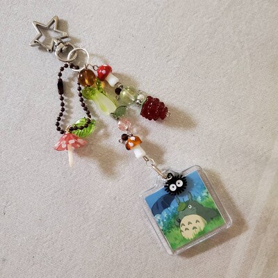 Kikis Delivery Service Beaded Keychain, Jiji, Accessories, Cute, Kawaii ...
