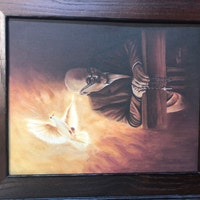 Catholic Christian Icon of the Call of Saint Peter. Jesus in the Boat ...