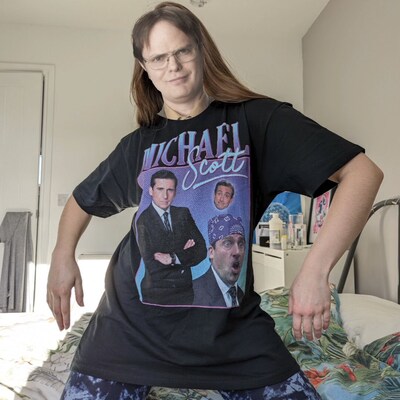 Michael Scott Homage T-shirt Tee Top US Office TV Show Retro 90's ...