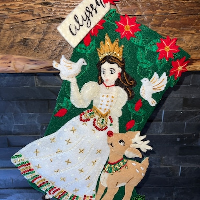 Star Angel Tree Topper Felt Kit From Merrystockings - Etsy