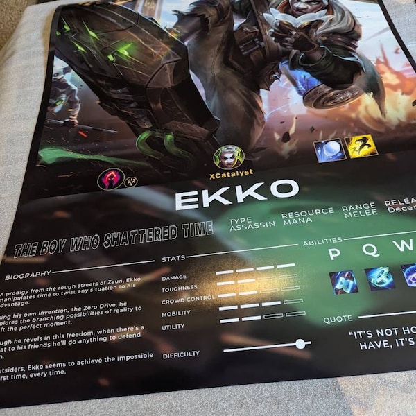 League of Legends, Hall of Legends Custom Poster. Risen Ahri ...