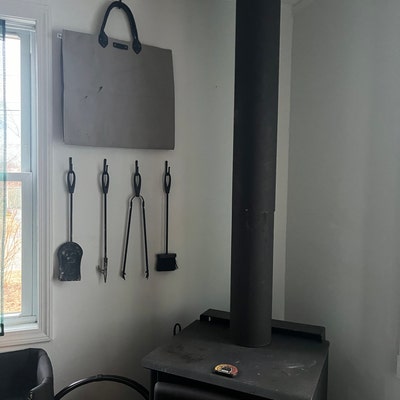 Rustic Cast Iron Coat Hooks 5 Pack Wall Mounted Farmhouse Decor square ...