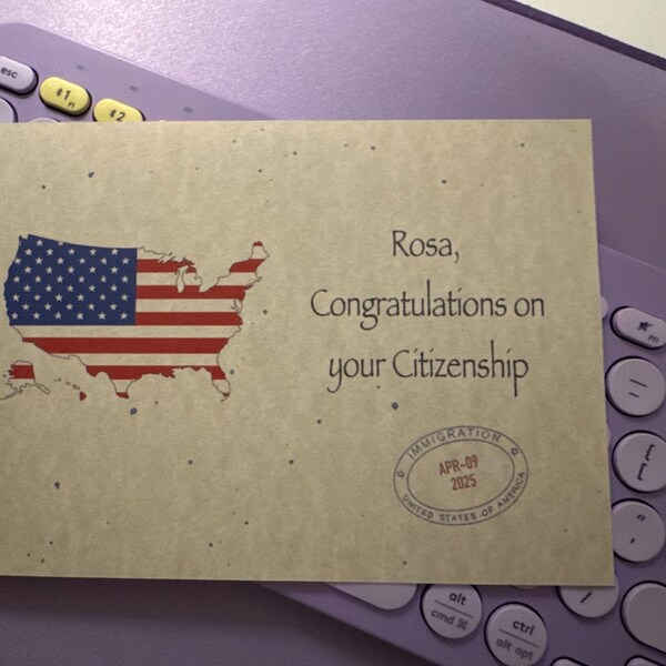 Personalized British Citizenship Card, Immigration UK Becoming British ...