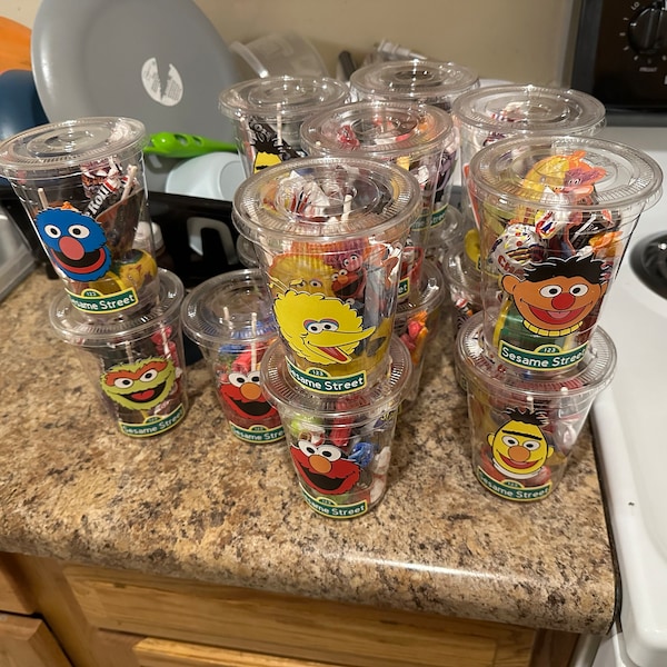 Character Party Cups:, Set of 9 - Etsy